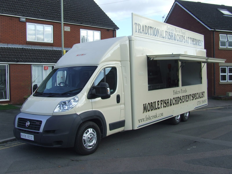 Fish and chips Van Front - Edmund Evans